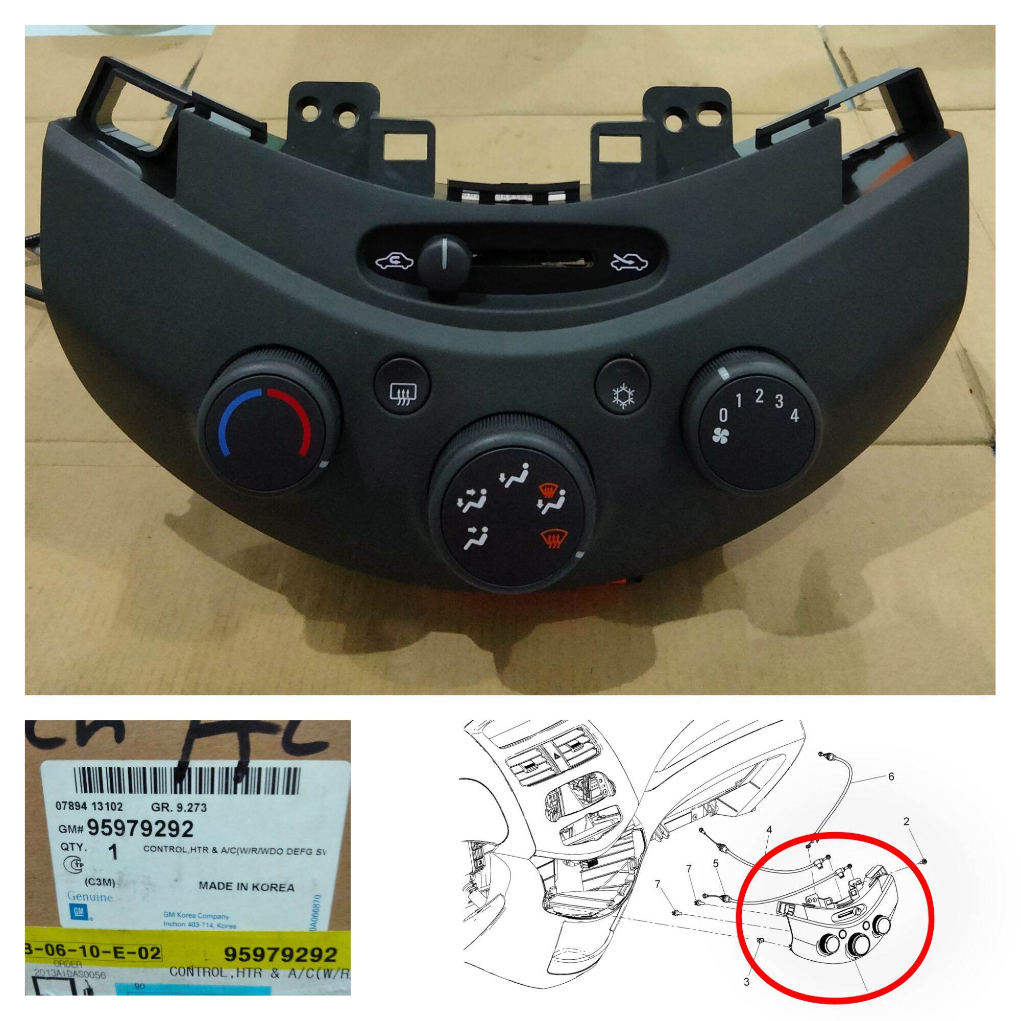 Panel Control AC Heater Chevrolet Spark 1200 | Lazada Indonesia
