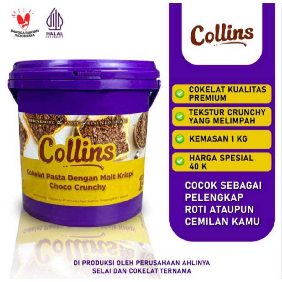 COLLINS CHOCO CRUNCHY 1KG | Lazada Indonesia