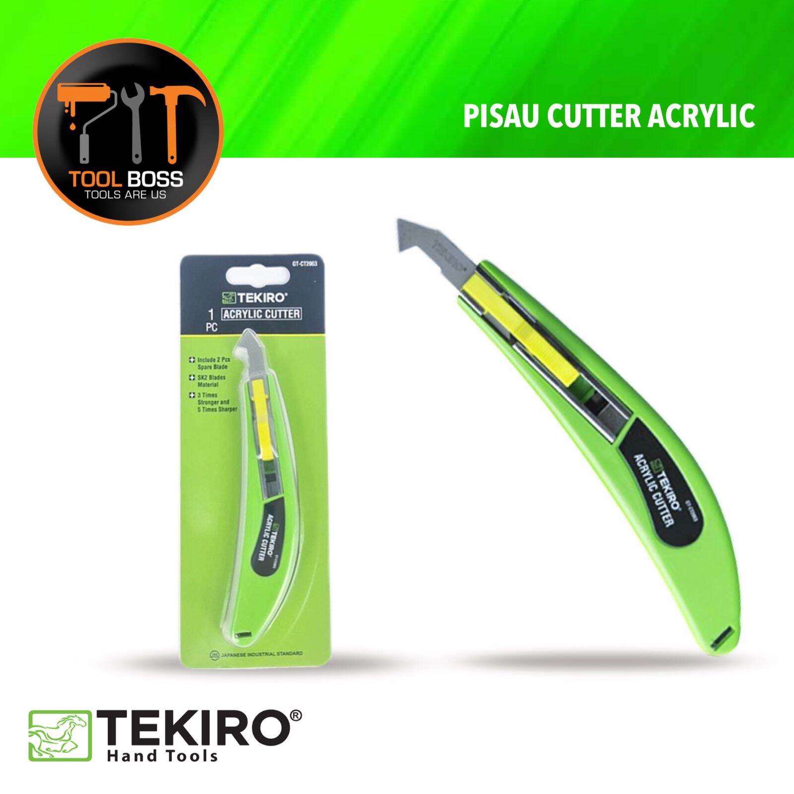 TEKIRO PISAU CUTTER ACRYLIC HPL | Lazada Indonesia