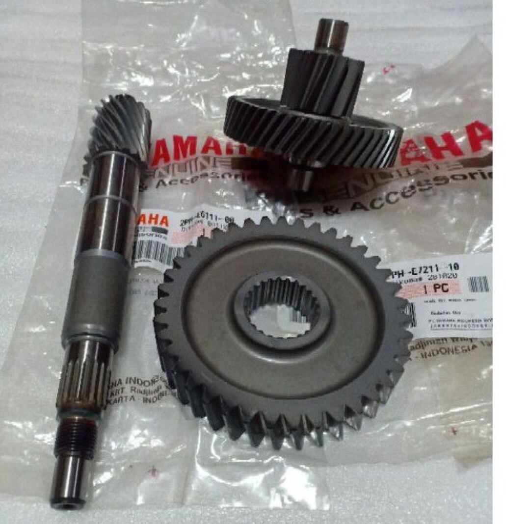 gear gir gigi transmisi gir box gardan as puli poly mio 125 mio m3 fino ...