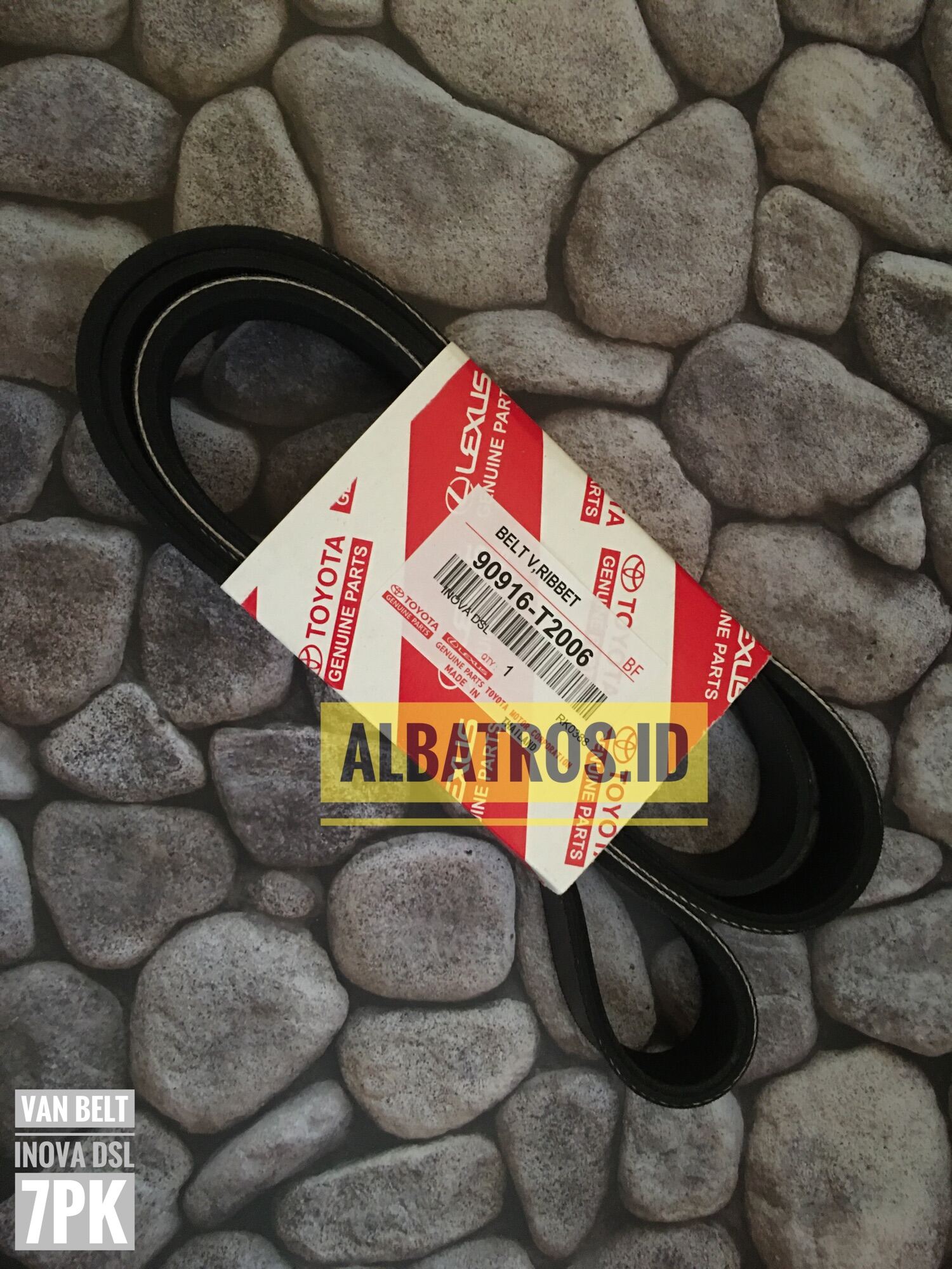 VAN BELT INOVA DIESEL / FAN BELT 7PK INOVA DIESEL/HILUX DIESEL/FORTUNER ...