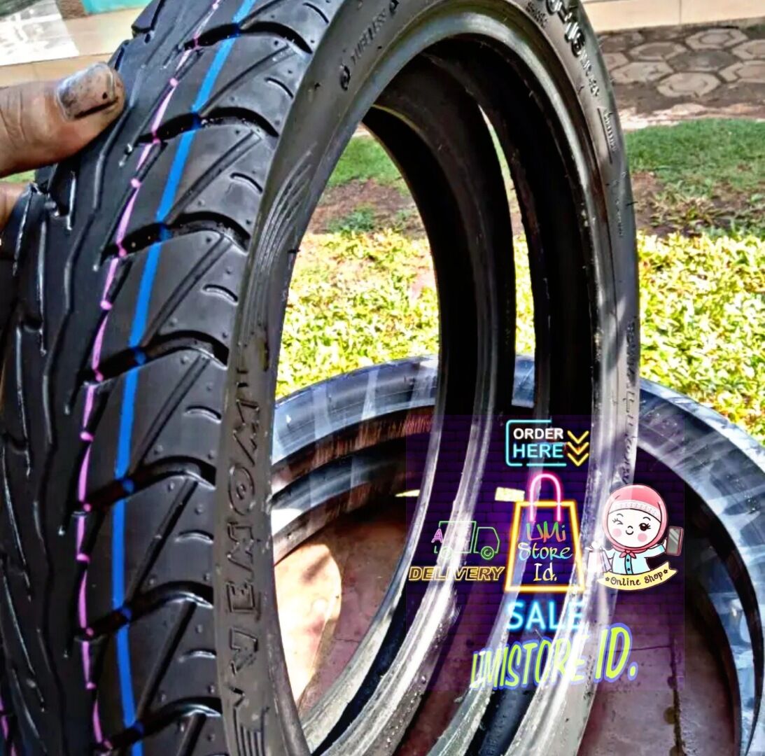 BAN BELAKANG NUVO SKYWAVE RING 16 UKURAN 80/90 READY TUBELES DAN NO ...