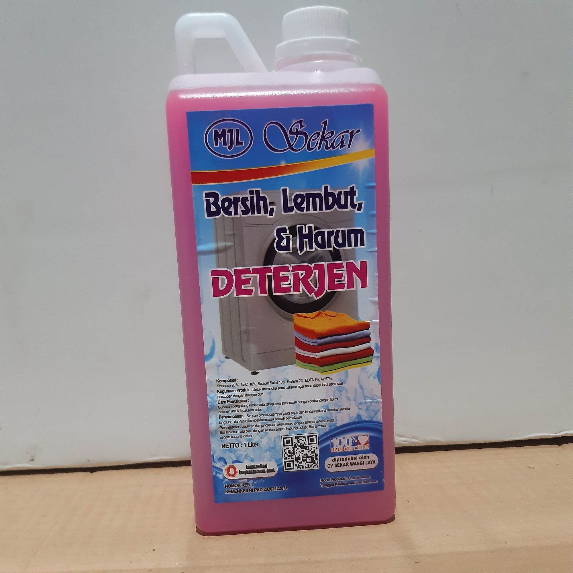 sabun detergent cair MJL SEKAR 1 Liter - laundry detergent cuci baju ...