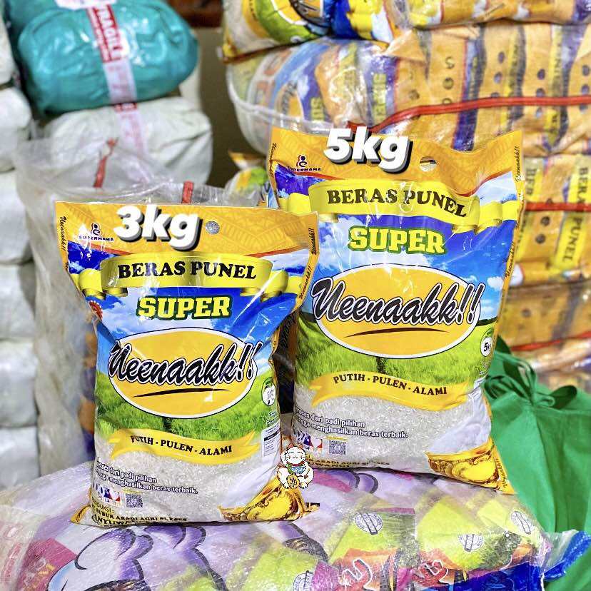 Beras Premium Merek Super Uenak 3kg | Lazada Indonesia