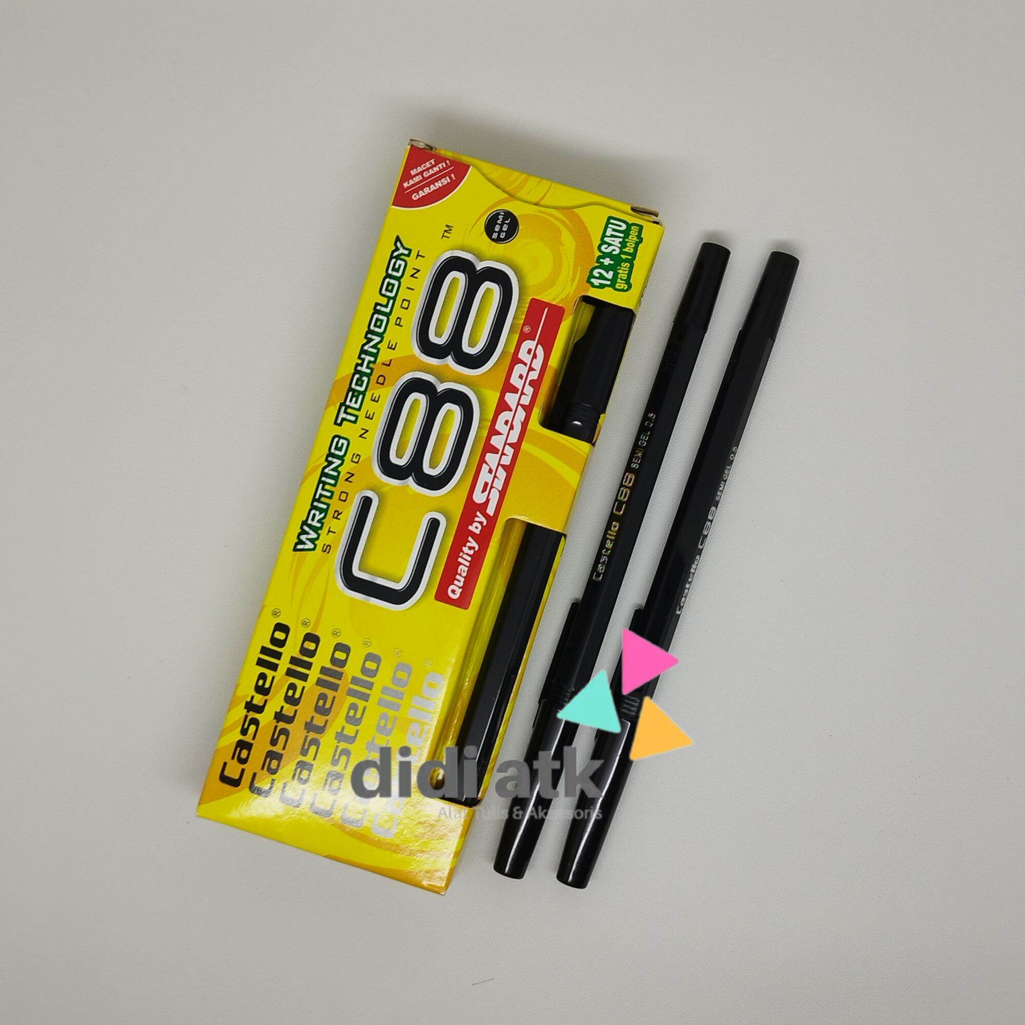 Pulpen Standard C88 Castello 0.5mm 1 Pak (12+1 Pcs) | Lazada Indonesia