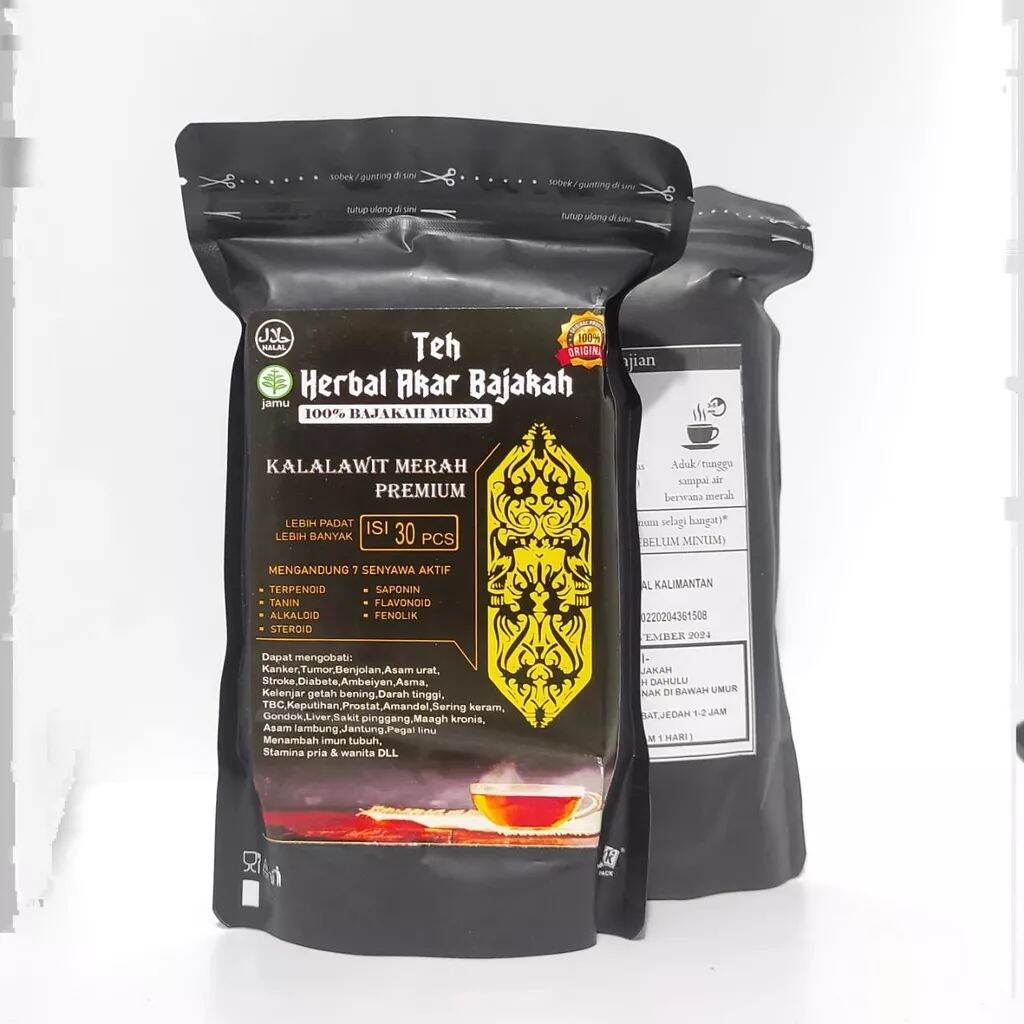 TEH CELUP BAJAKAH BAJAKA KALIMANTAN ISI 30 PCS / TEH AKAR KAYU BAJAKAH ...