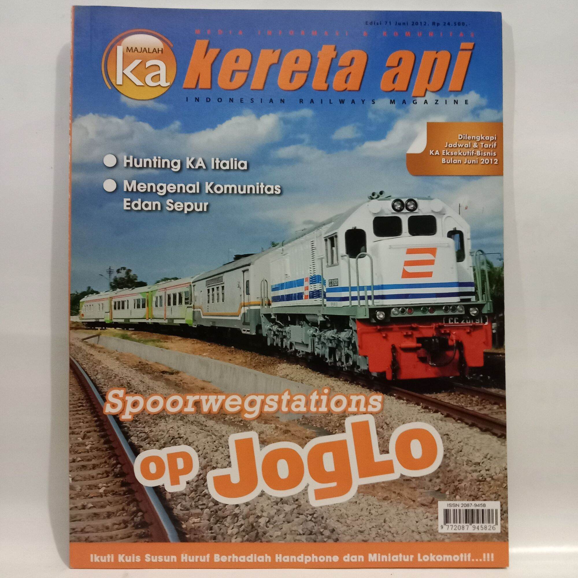 MAJALAH KERETA API EDISI 71 JUNI 2012 | Lazada Indonesia