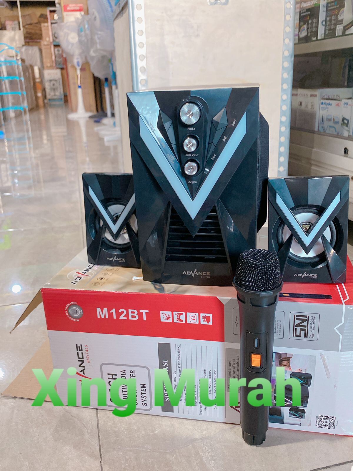 Speaker Advance M12BT free Mic Wireless | Lazada Indonesia