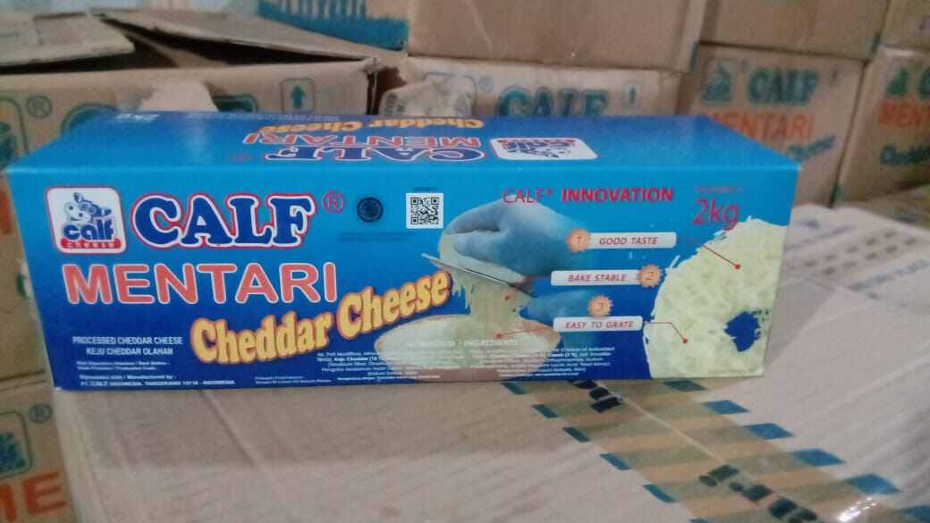 Calf Mentari / Keju Calf 2 kg / Cheddar Cheese | Lazada Indonesia