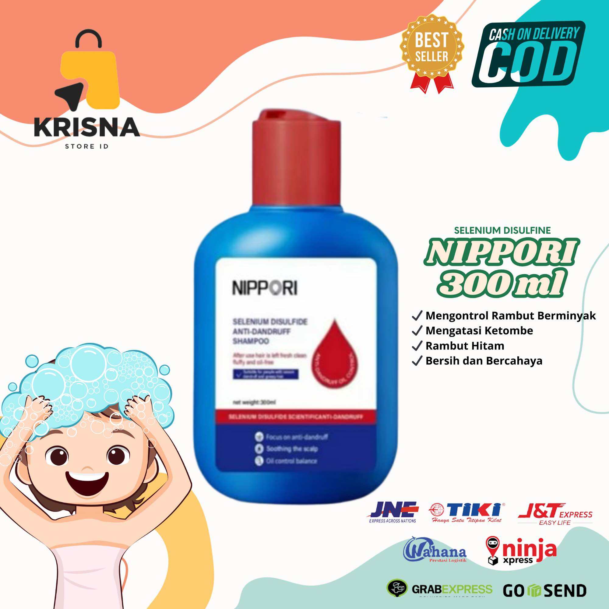 [ORIGINAL] NIPPORI Selenium Disulfide Shampoo Helps Control Oil And ...