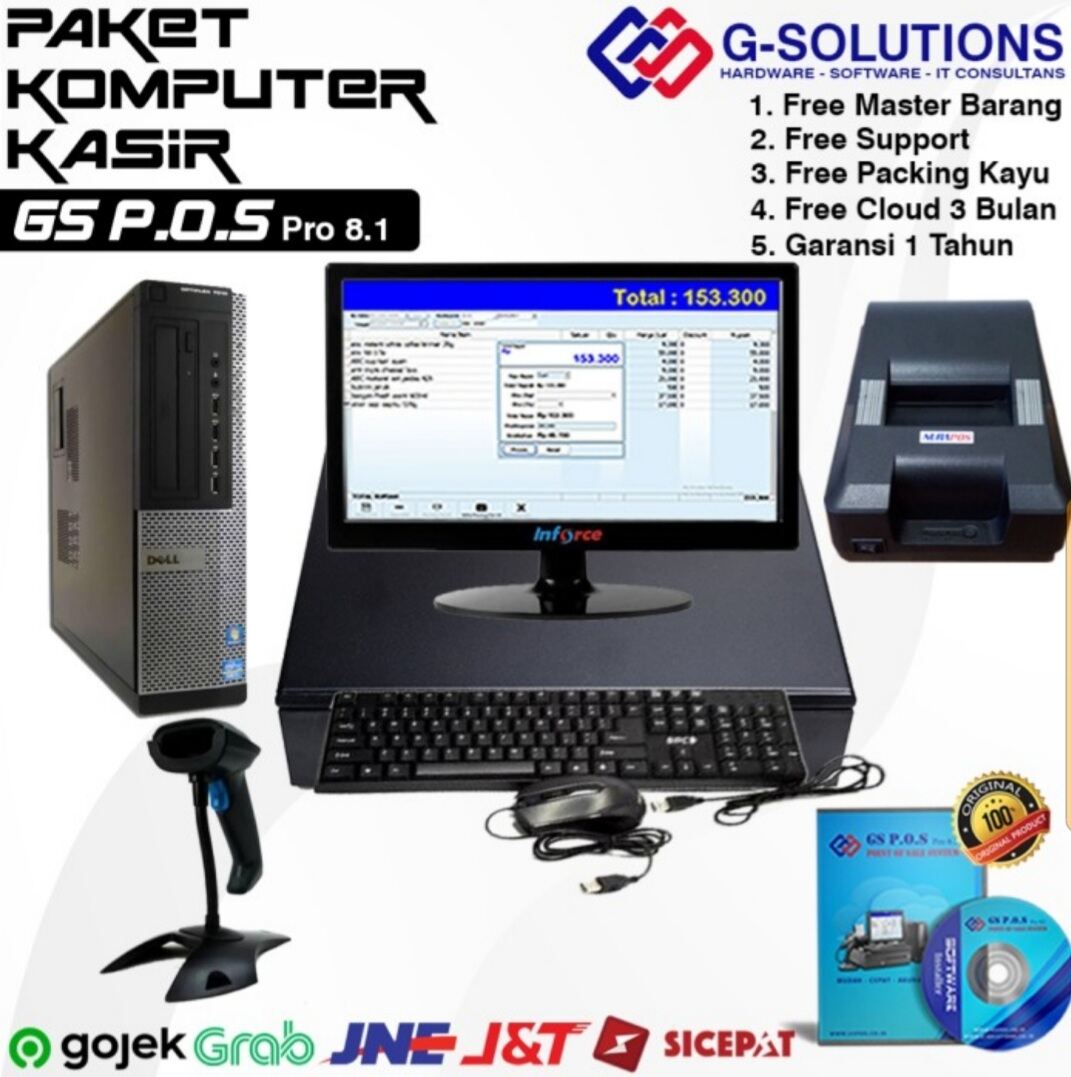 Paket Komputer Kasir Fullset | P.O.S Point of Sale | Software ...