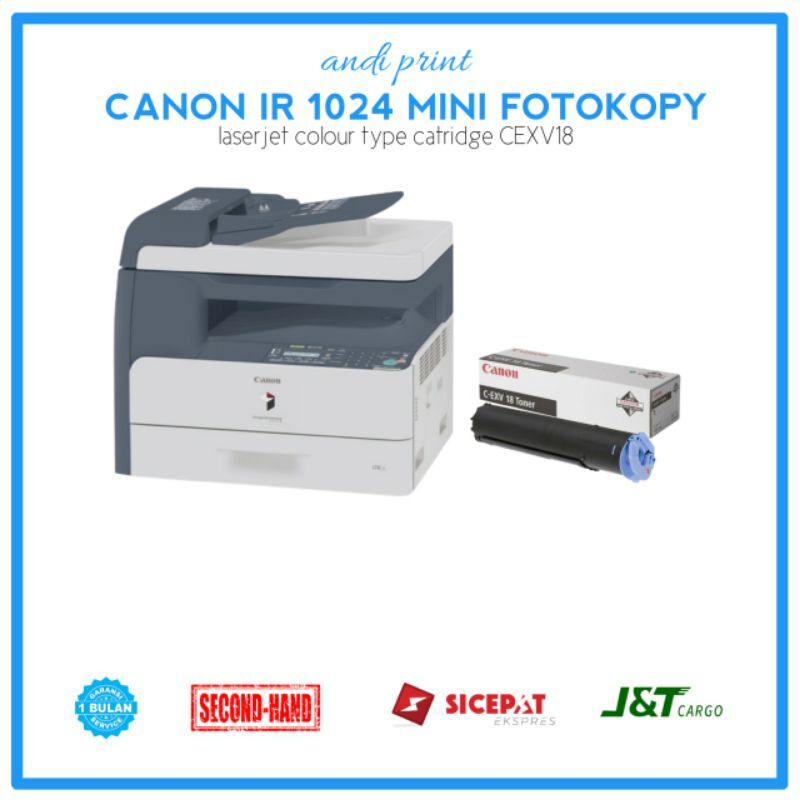 Printer canon ir 1024 mini fotokopy |SIAP PAKAI | Lazada Indonesia