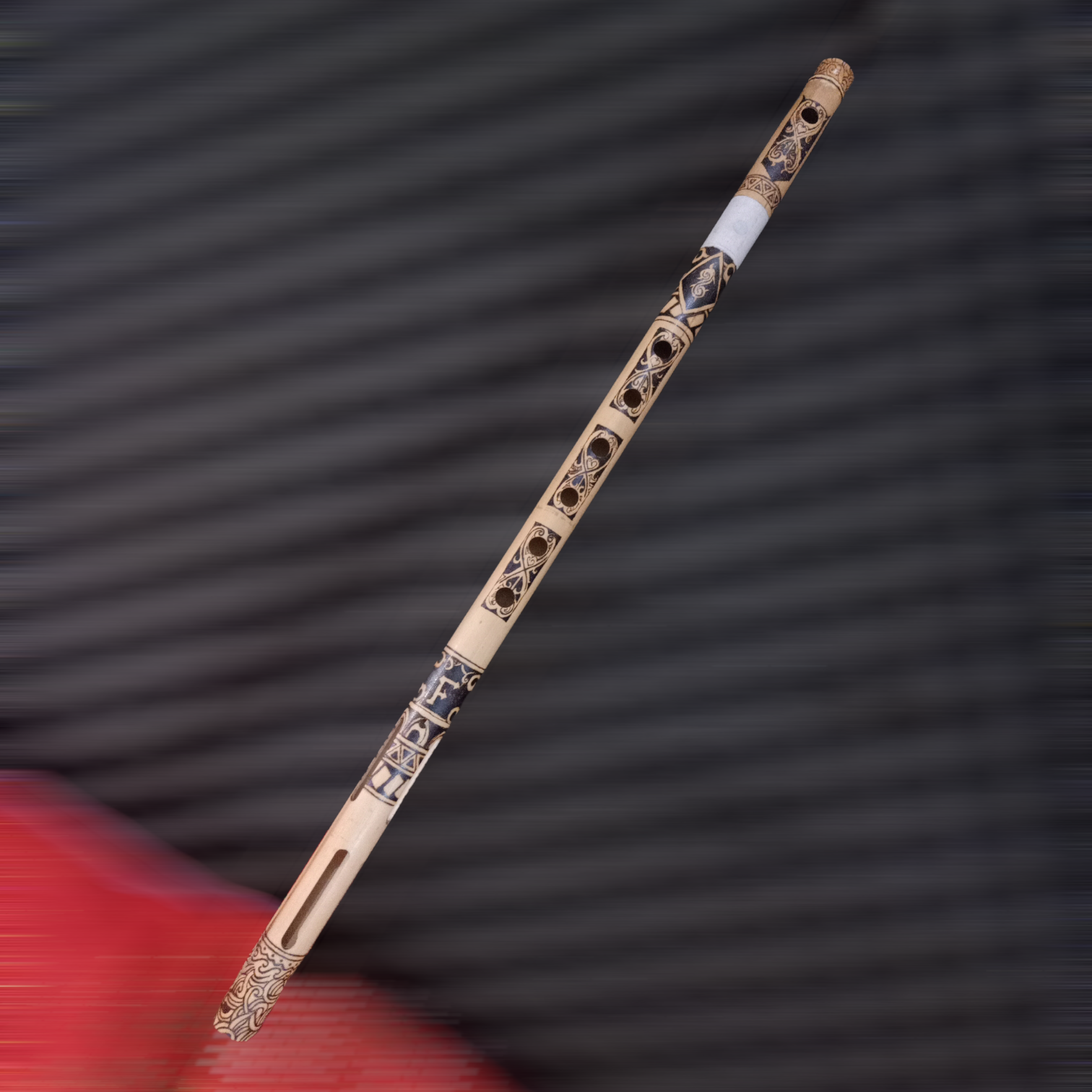 Suling Bambu Batak Motif Ornamen Gorga, Seruling Gorga Batak, Suling ...