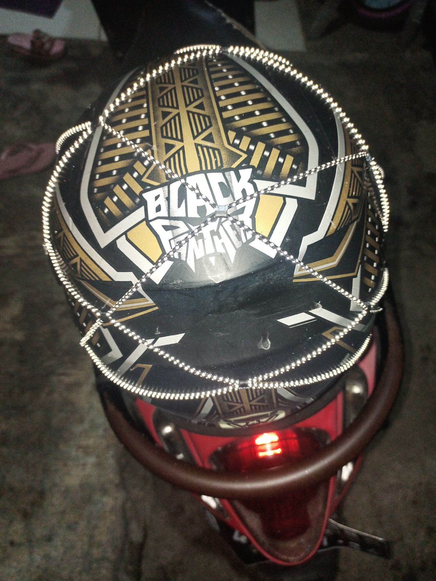 tali jaring helm spider new design // tali jaring helm spider reflektif ...