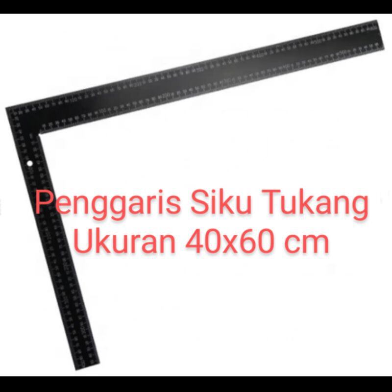 Penggaris siku tukang besar ukuran 40x60 cm | Lazada Indonesia