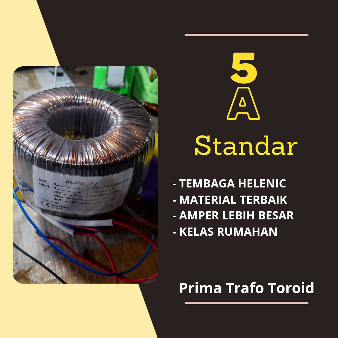 Trafo Toroid Donat 5A spek Standar | Lazada Indonesia