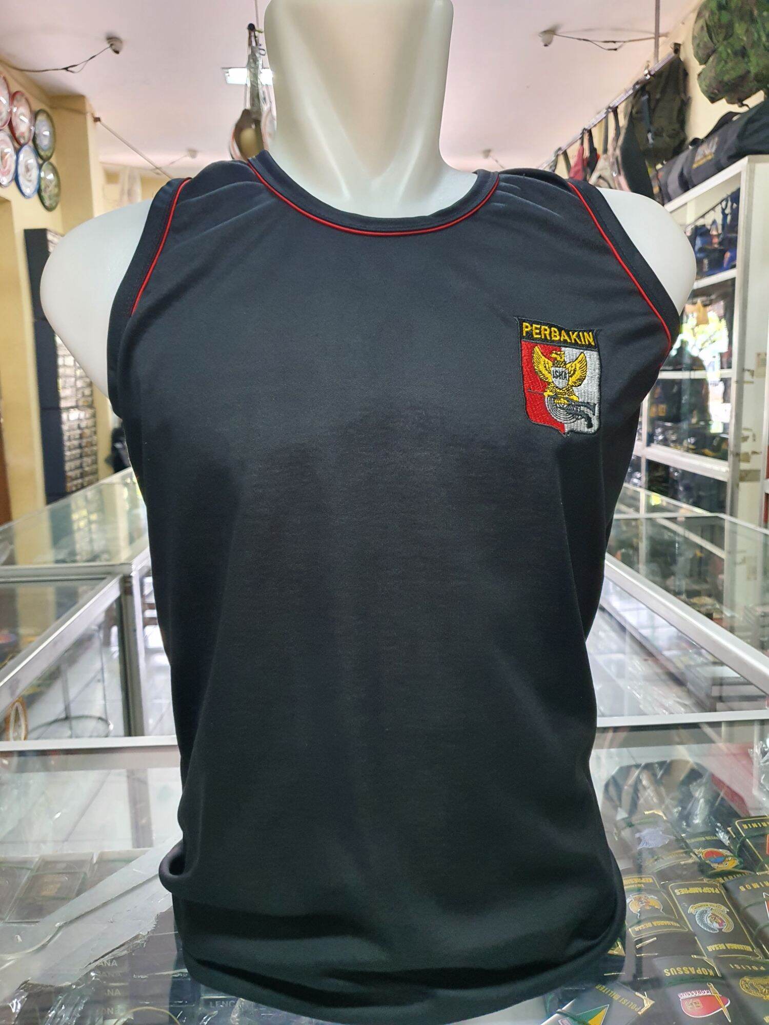 kaos singlet PERBAKIN Hitam | singlet Logo | singlet tentara | Singlet ...