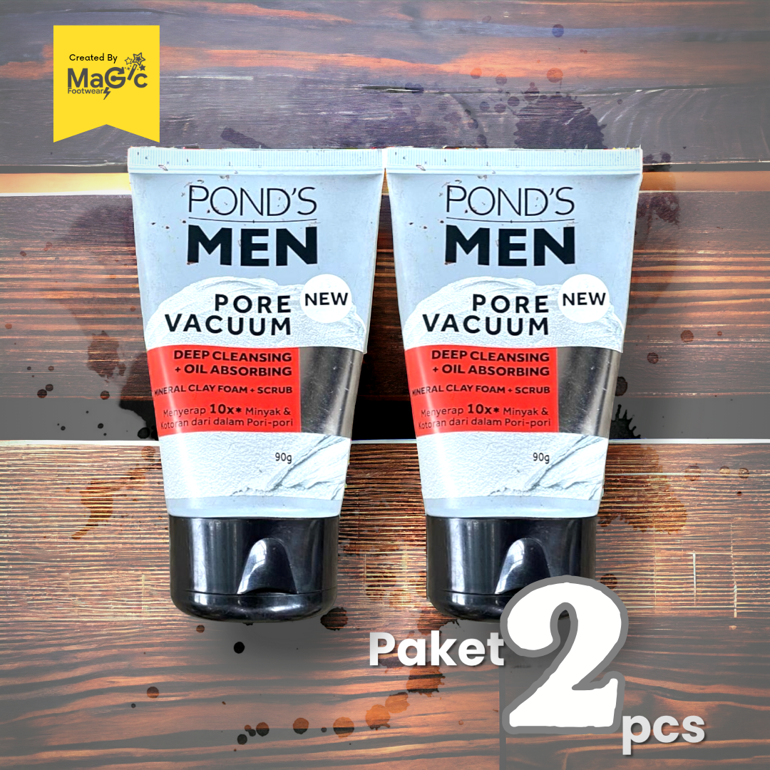 Paket isi 2 - Ponds Pond's Men Pore Vacuum 90g | Lazada Indonesia