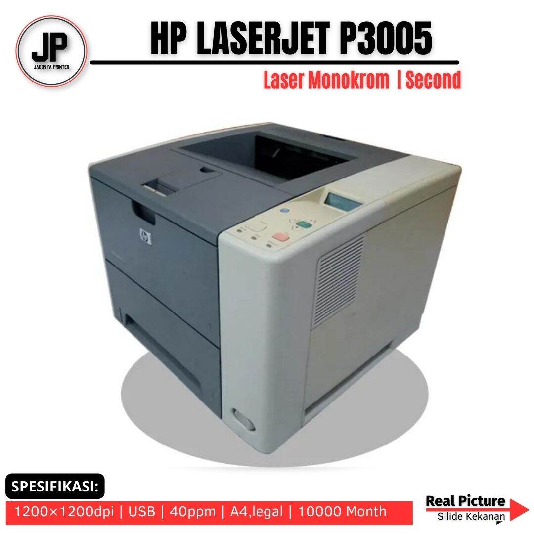 Printer HP Laserjet P3005 Laser Monochrome Second | Lazada Indonesia