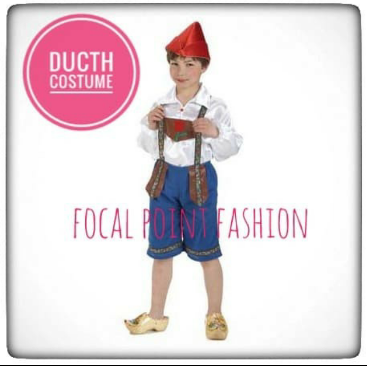 kostum Belanda anak Dutch Holland united nation tradisional costume ...