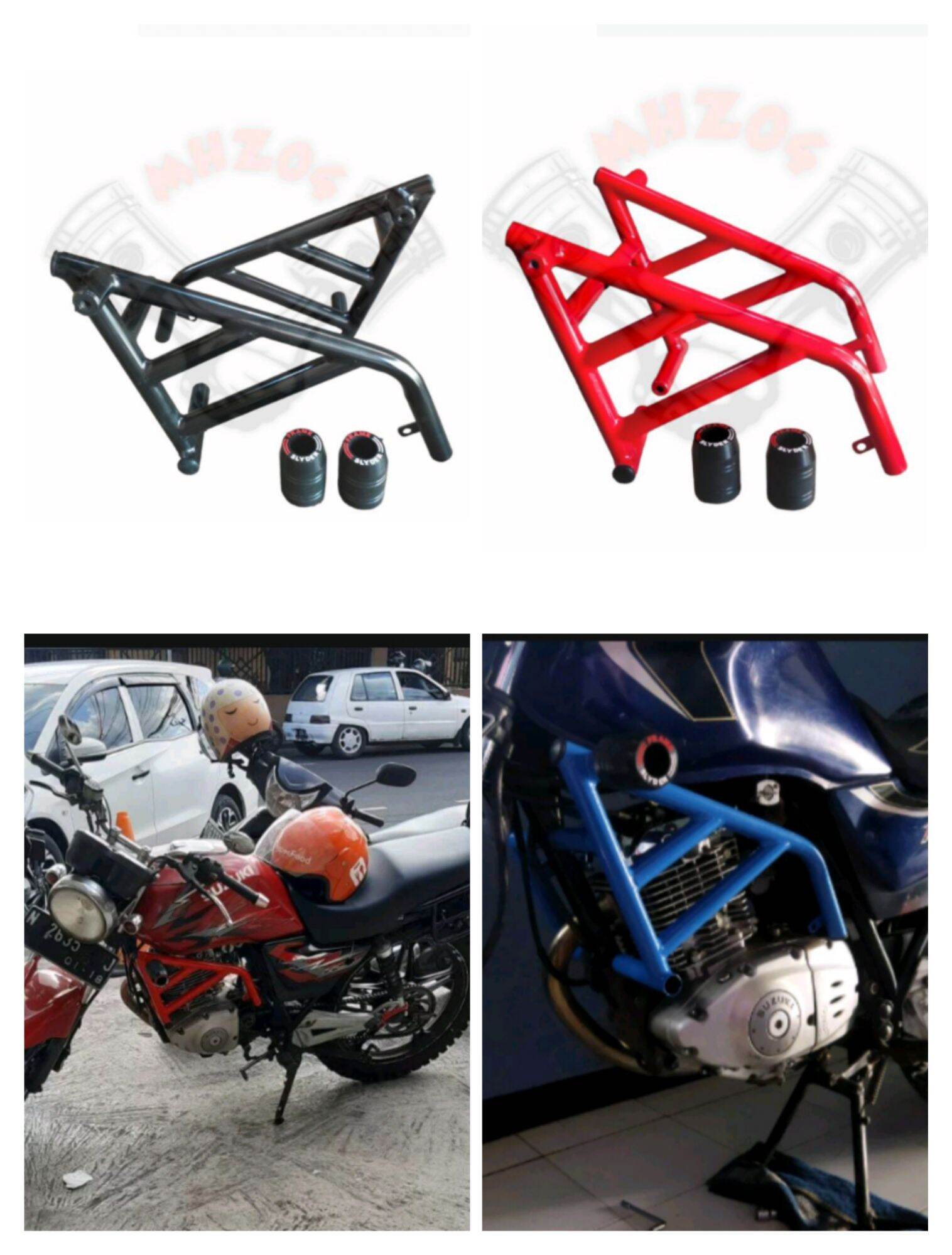 CRASBAR TUBULAR SUZUKI THUNDER PENGAMAN BODY | Lazada Indonesia