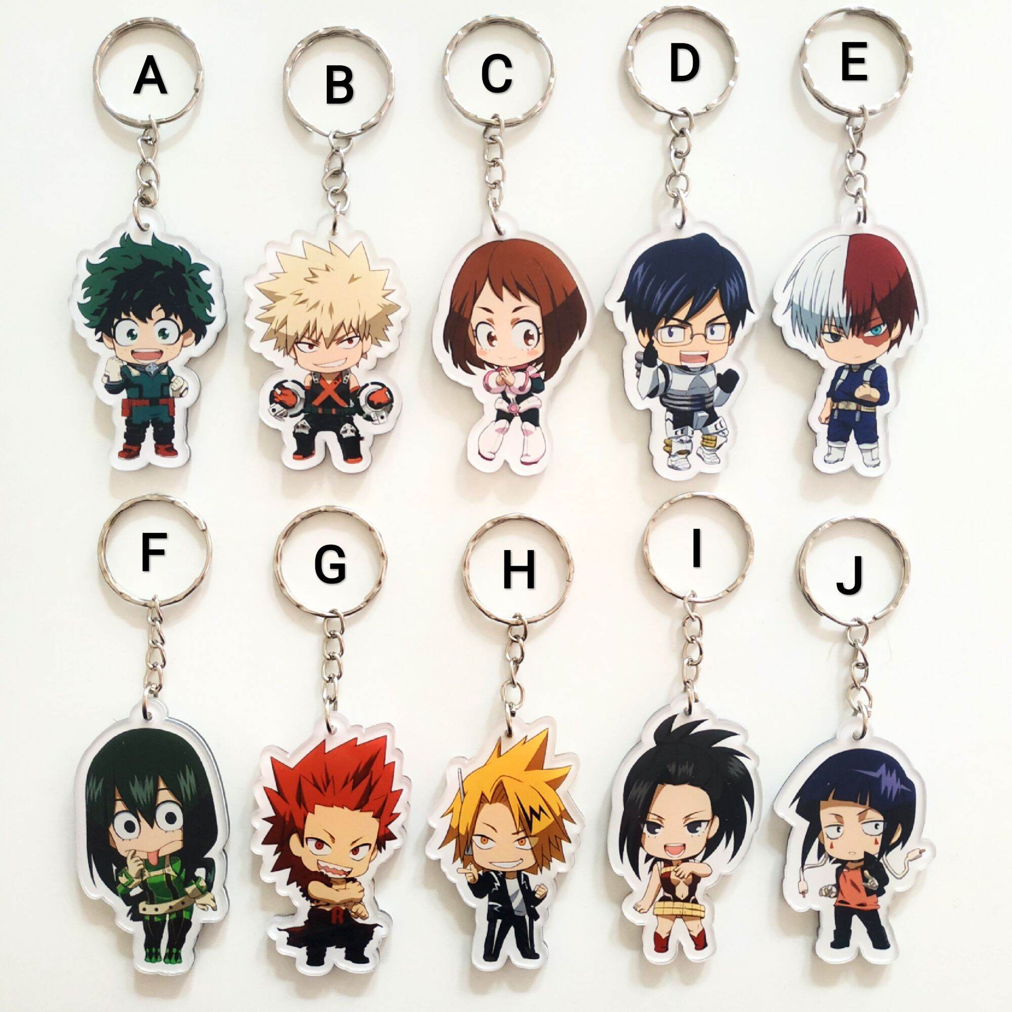 Keychain Anime Boku No Hero Academia / My Hero Academia Merchandise BNH ...