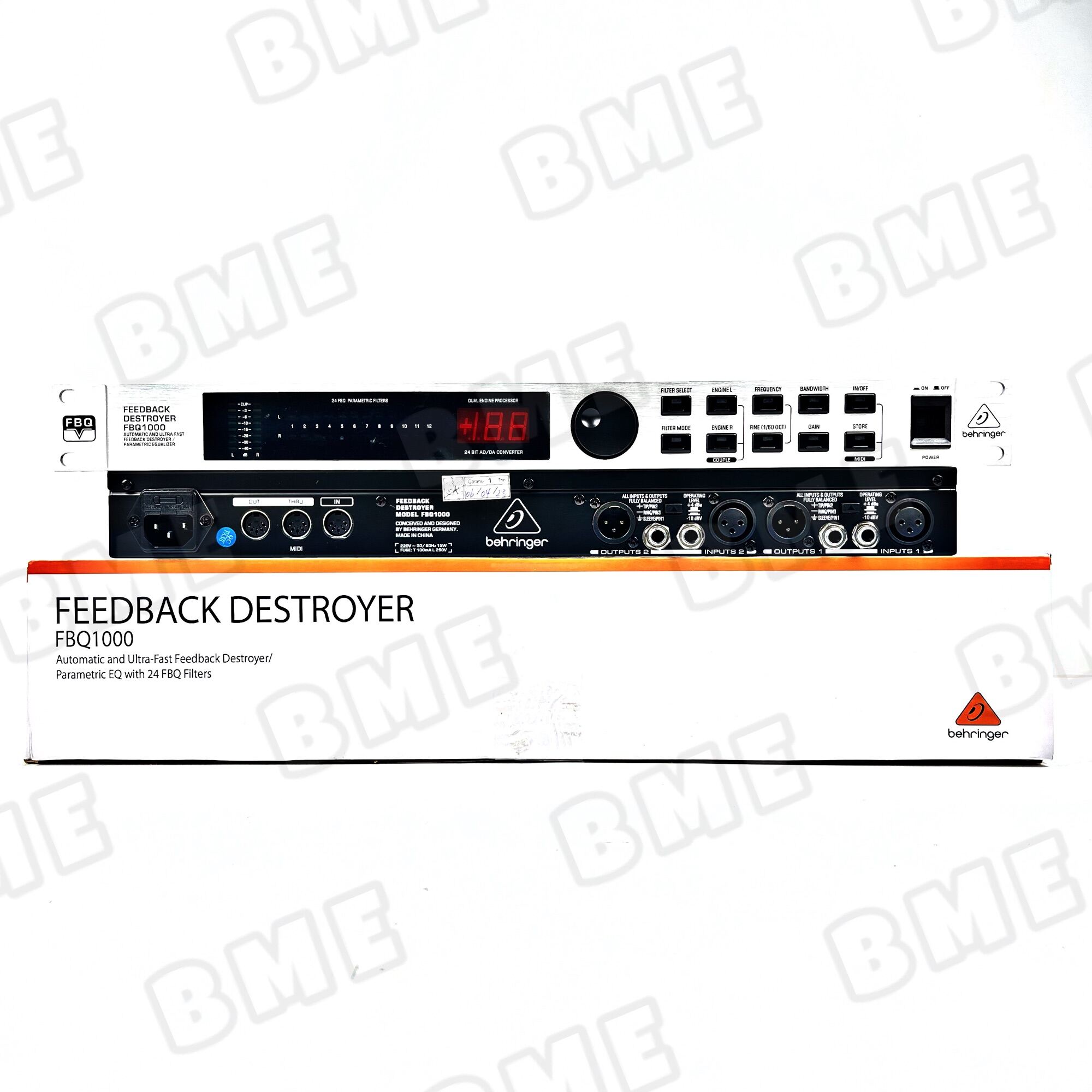 ANTI FEEDBACK BEHRINGER FBQ 1000 FBQ1000 AUTOMATIC FEEDBACK DESTROYER ...