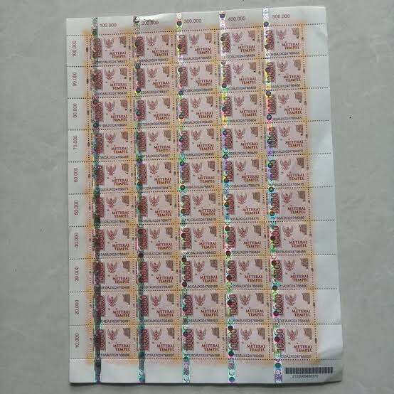 Materai 10000 Asli | Lazada Indonesia