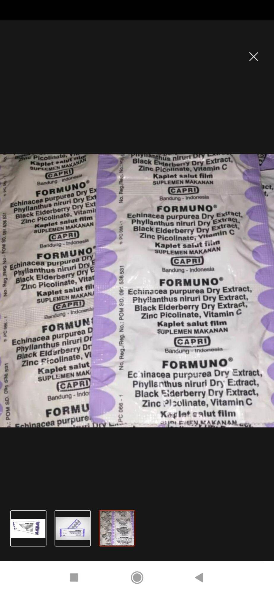 Formuno multivitamin perstrip | Lazada Indonesia