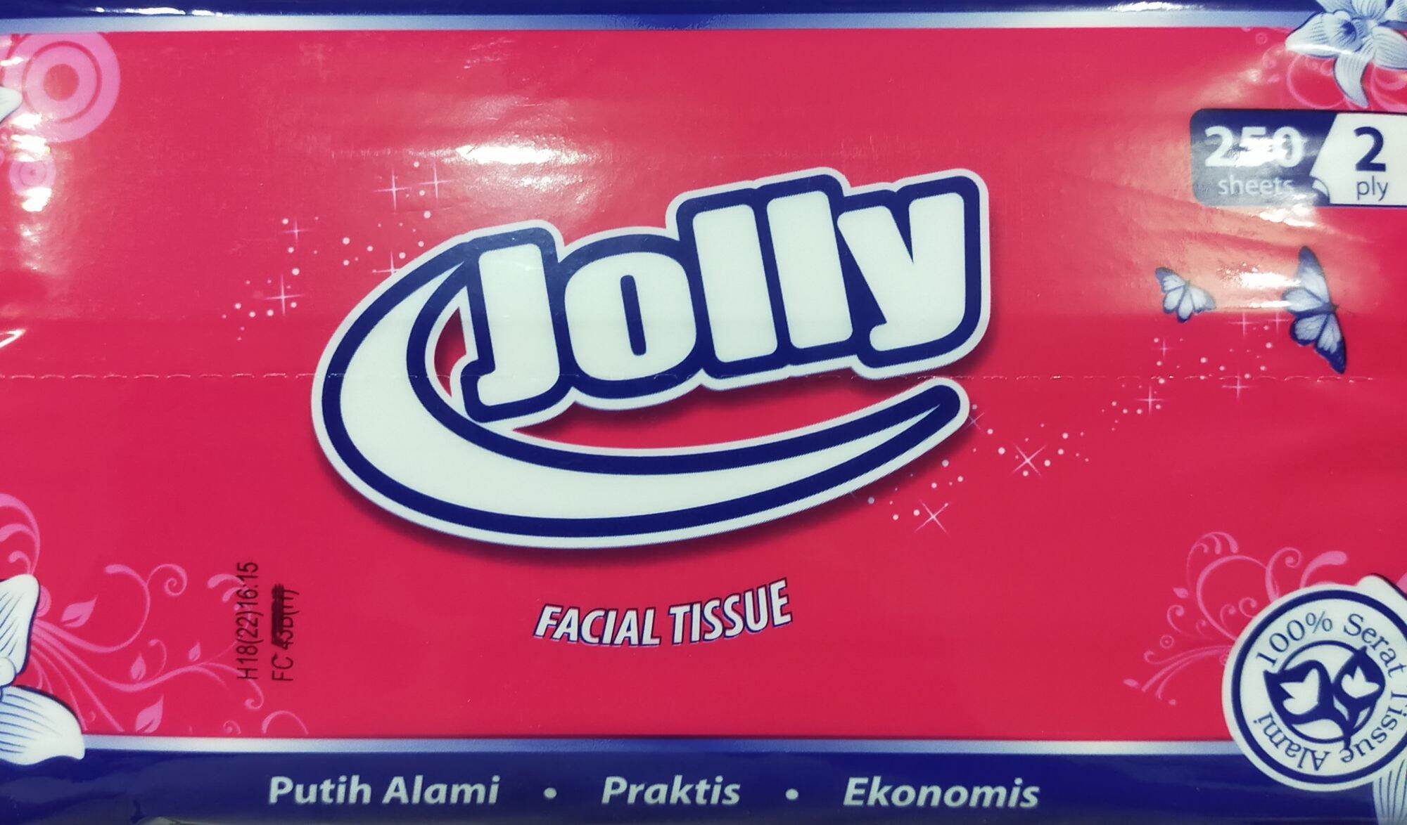 jolly facial tissue 250 sheets 2ply | Lazada Indonesia