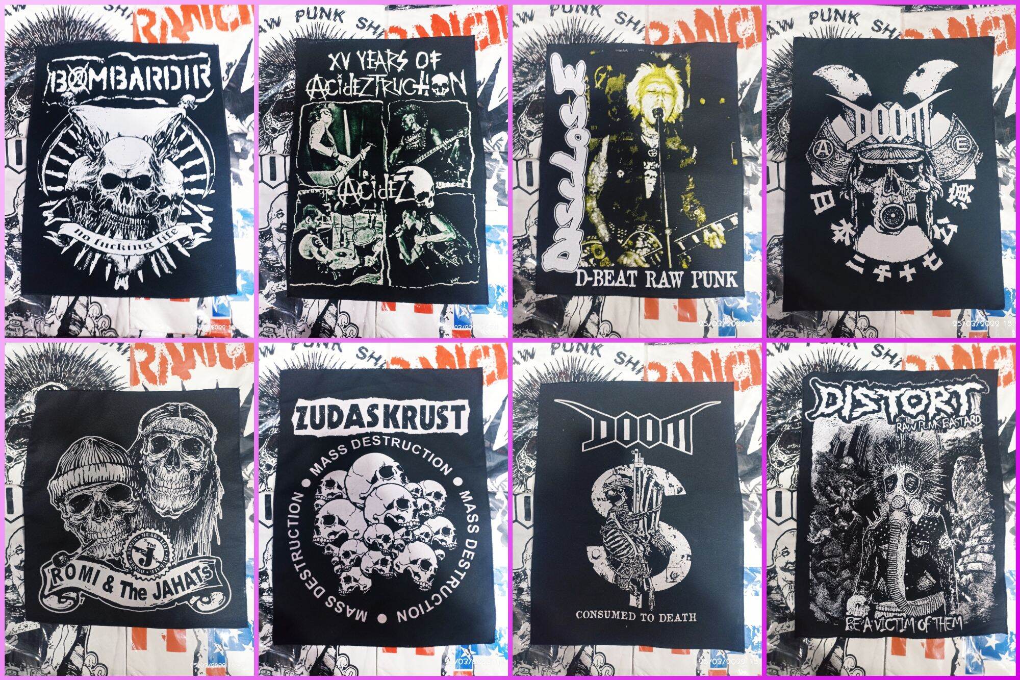 backpet,emblem jaket,emblem punggung,emblem besar,emblem band punk ...