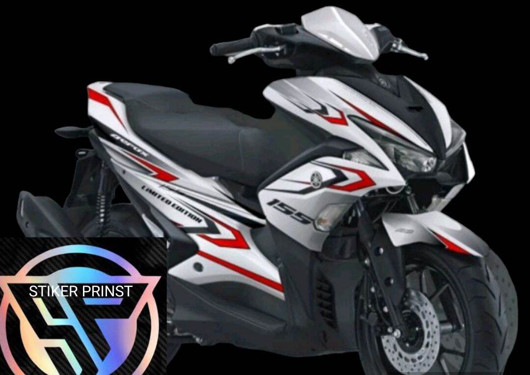 stiker decal aerox old full body motif grafis putih | Lazada Indonesia