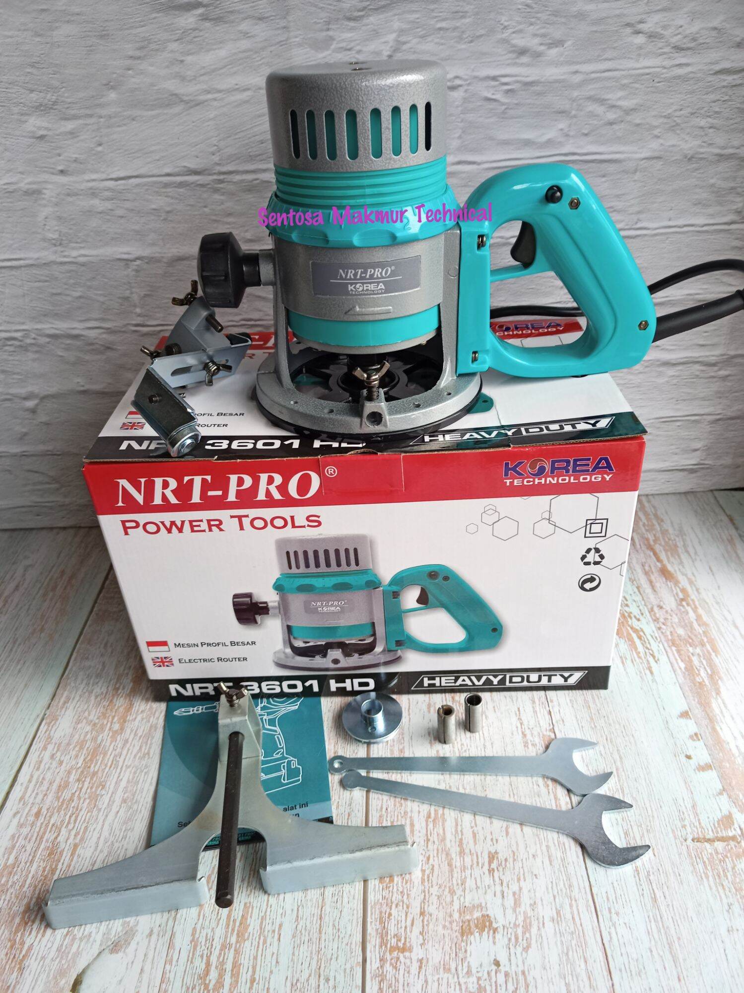 NRT PRO 3601 HD Router Wood Trimmer Profil Kayu Besar 1 Tangan 3601HD ...