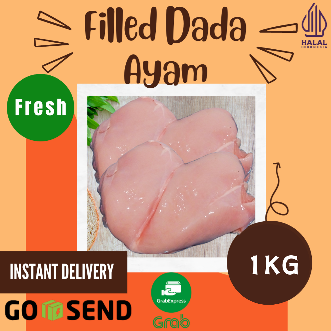 Fillet Dada Ayam / Boneless Dada Ayam (Chicken Breast Fillets) 1kg ...