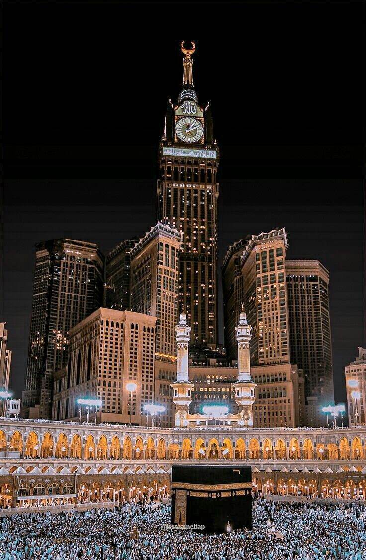 POSTER MASJIDIL HARAM MEKKAH, LUKISAN DINDING MASJIDIL HARAM KA'BAH ...