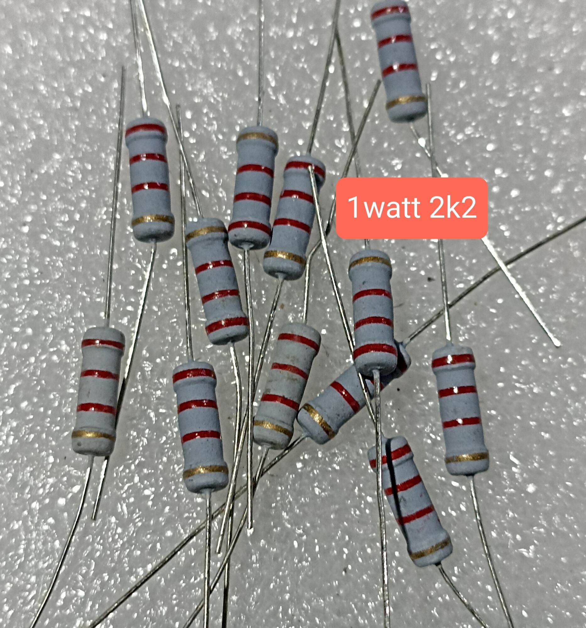 10BUAH RESISTOR 1WATT 2K2 OHM 1W 2K2OHM 1W 2K2 OHM | Lazada Indonesia