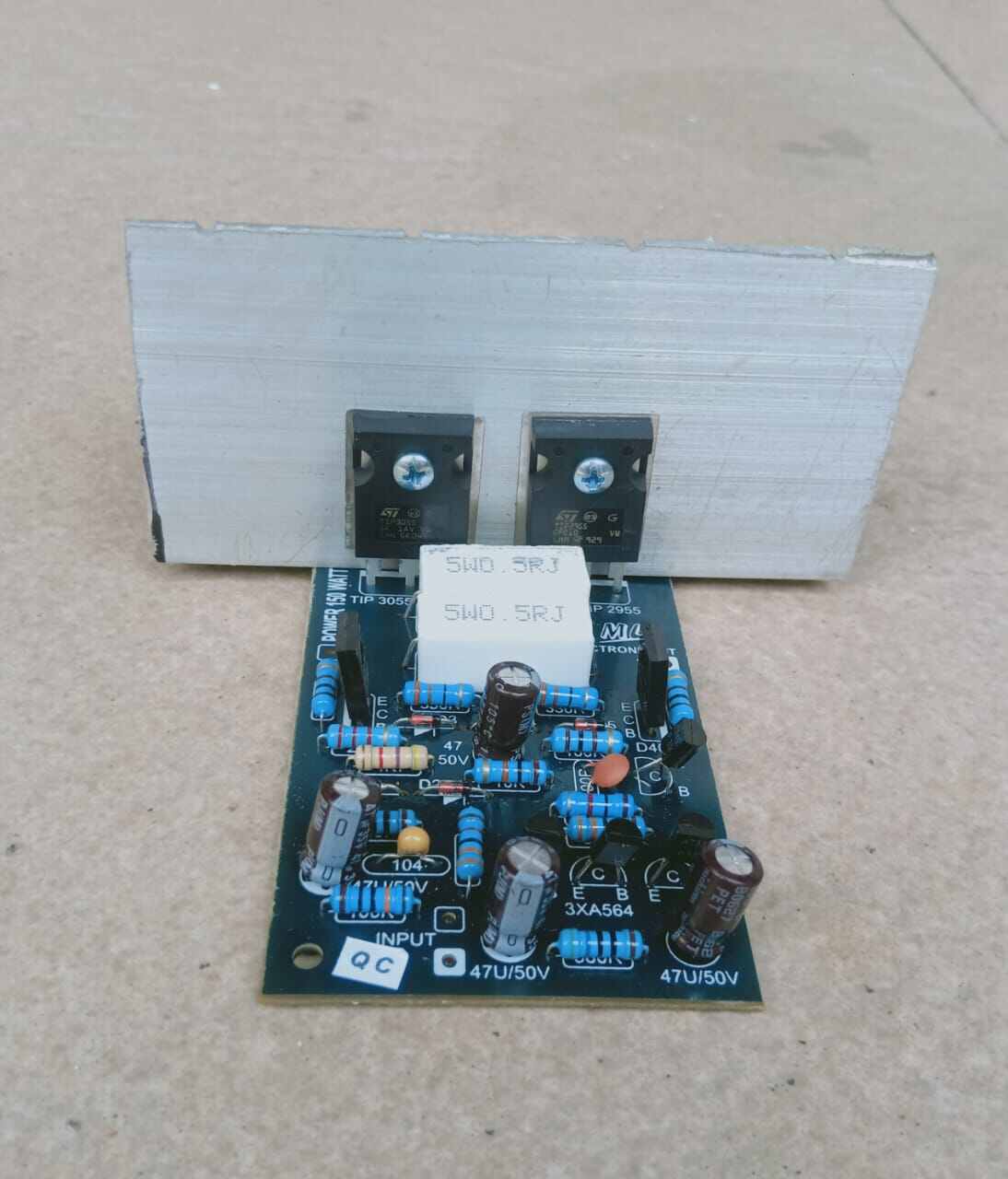 kit driver power amplifier 150 watt mono lengkap dengan transistor ...