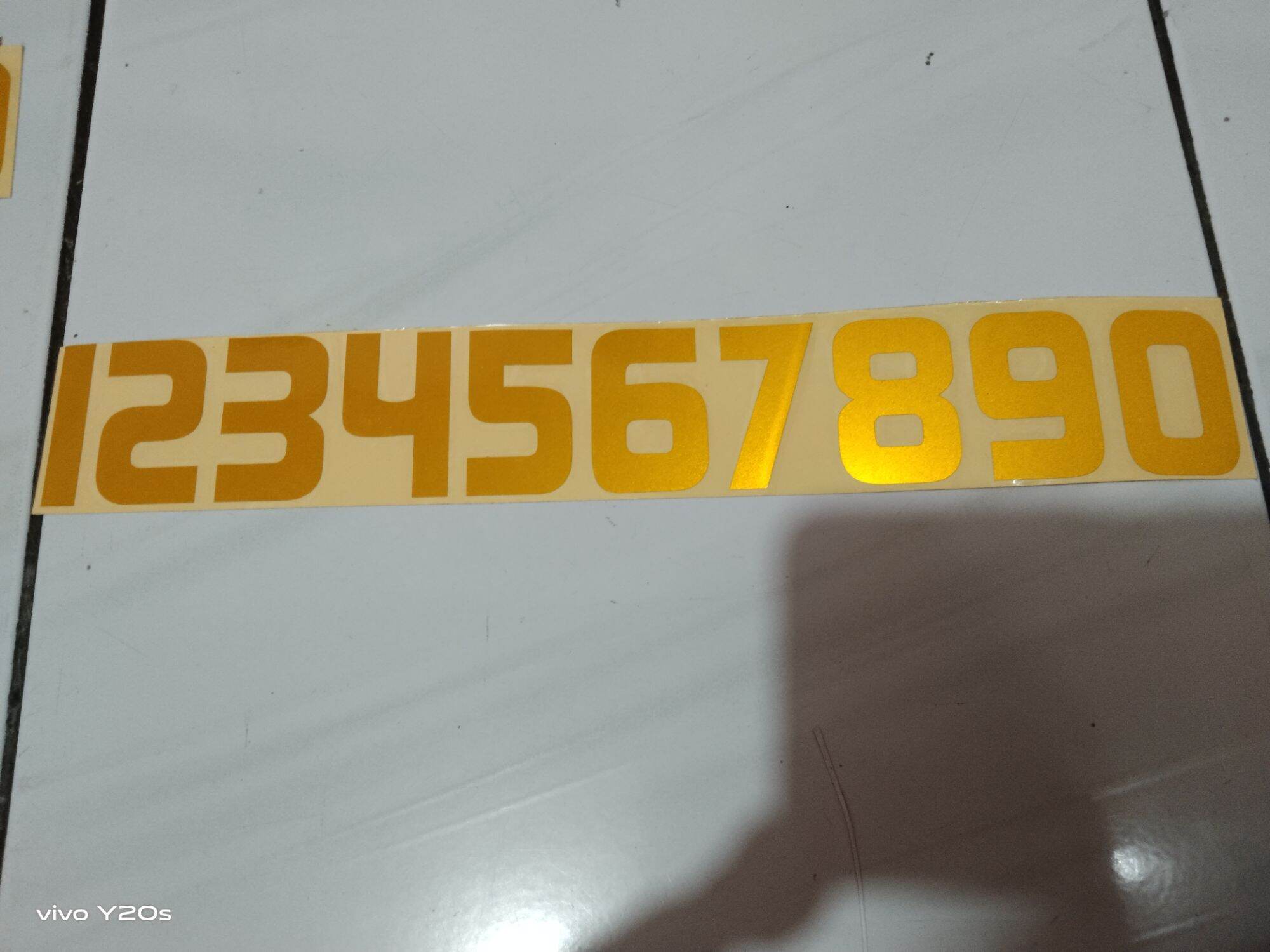 Stiker Cutting Angka Besar . | Lazada Indonesia
