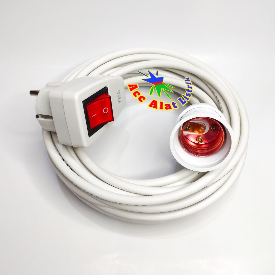 Fitting Lampu Gantung + Kabel + Steker Lampu On/Off | Lazada Indonesia