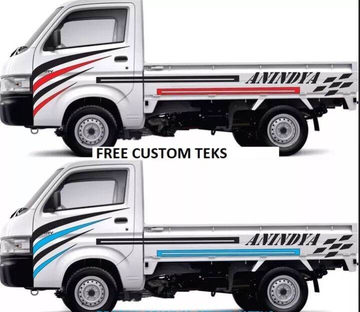 cutting sticker mobil pick up NEW CARRY desain terbaru | Lazada Indonesia