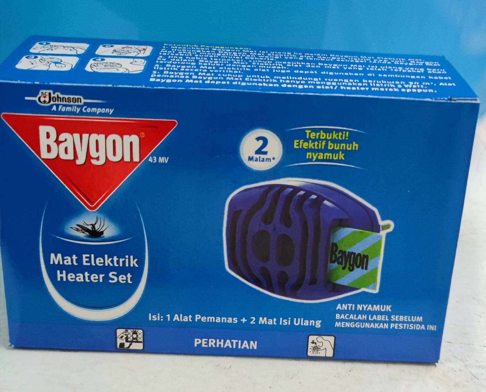Baygon Mat elektrik. Obat nyamuk baygon | Lazada Indonesia