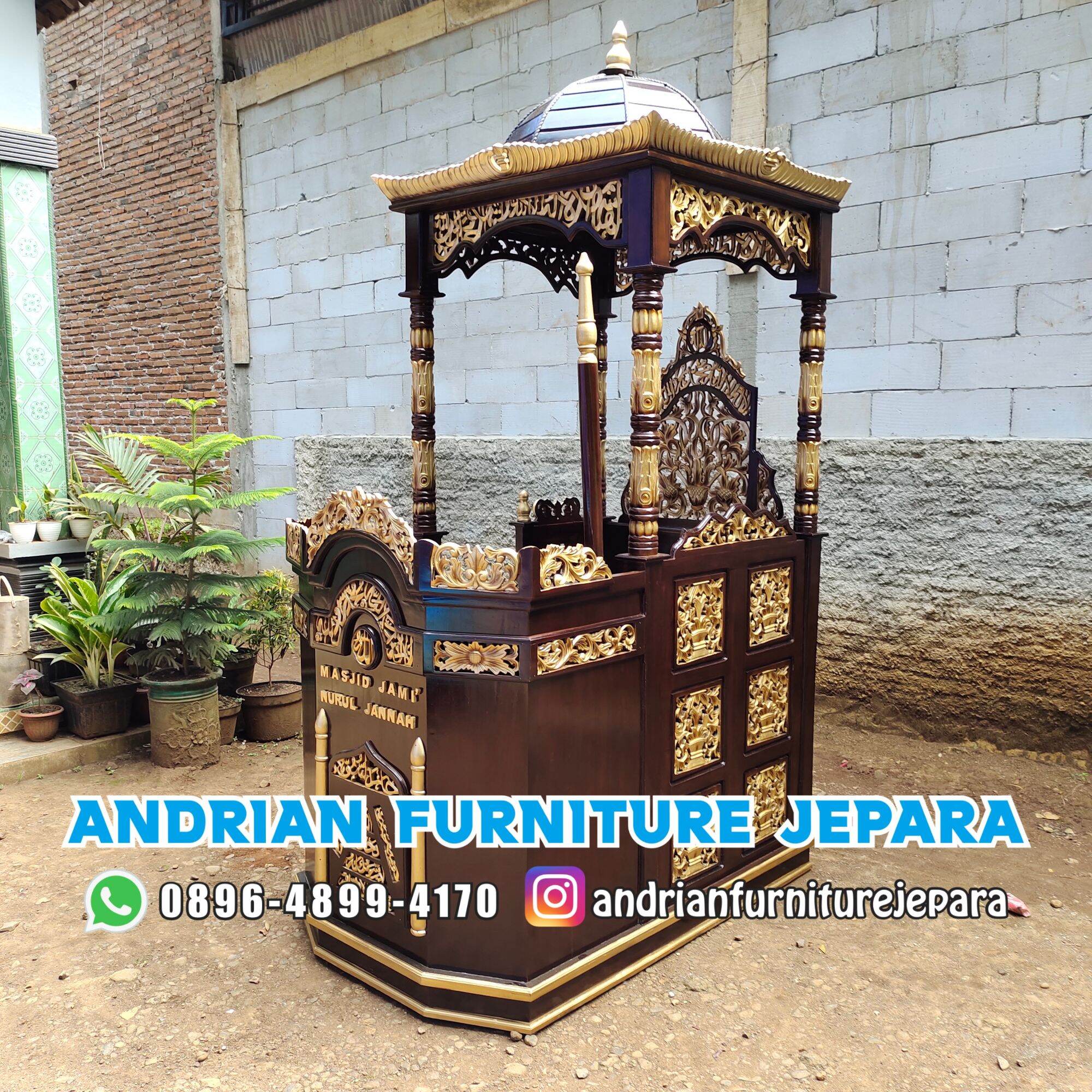 Mimbar Masjid Jati Mimbar Dakwah Masjid Kayu Jati Finishing Mimbar ... Mimbar Masjid Jati Mimbar Dakwah Masjid Kayu Jati Finishing Mimbar ...