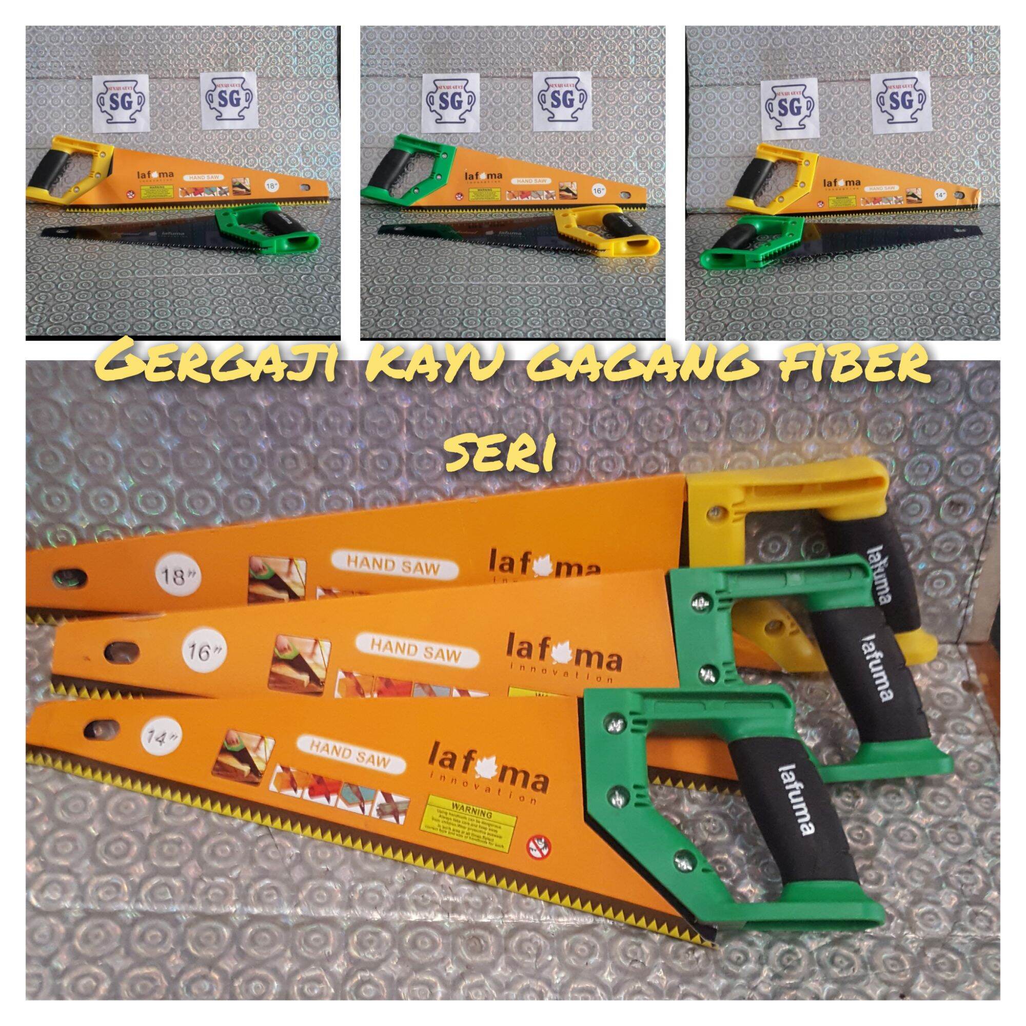 Gergaji Kayu Gagang Fiber Seri 14 sampai 18 inc Lafuma | Lazada Indonesia