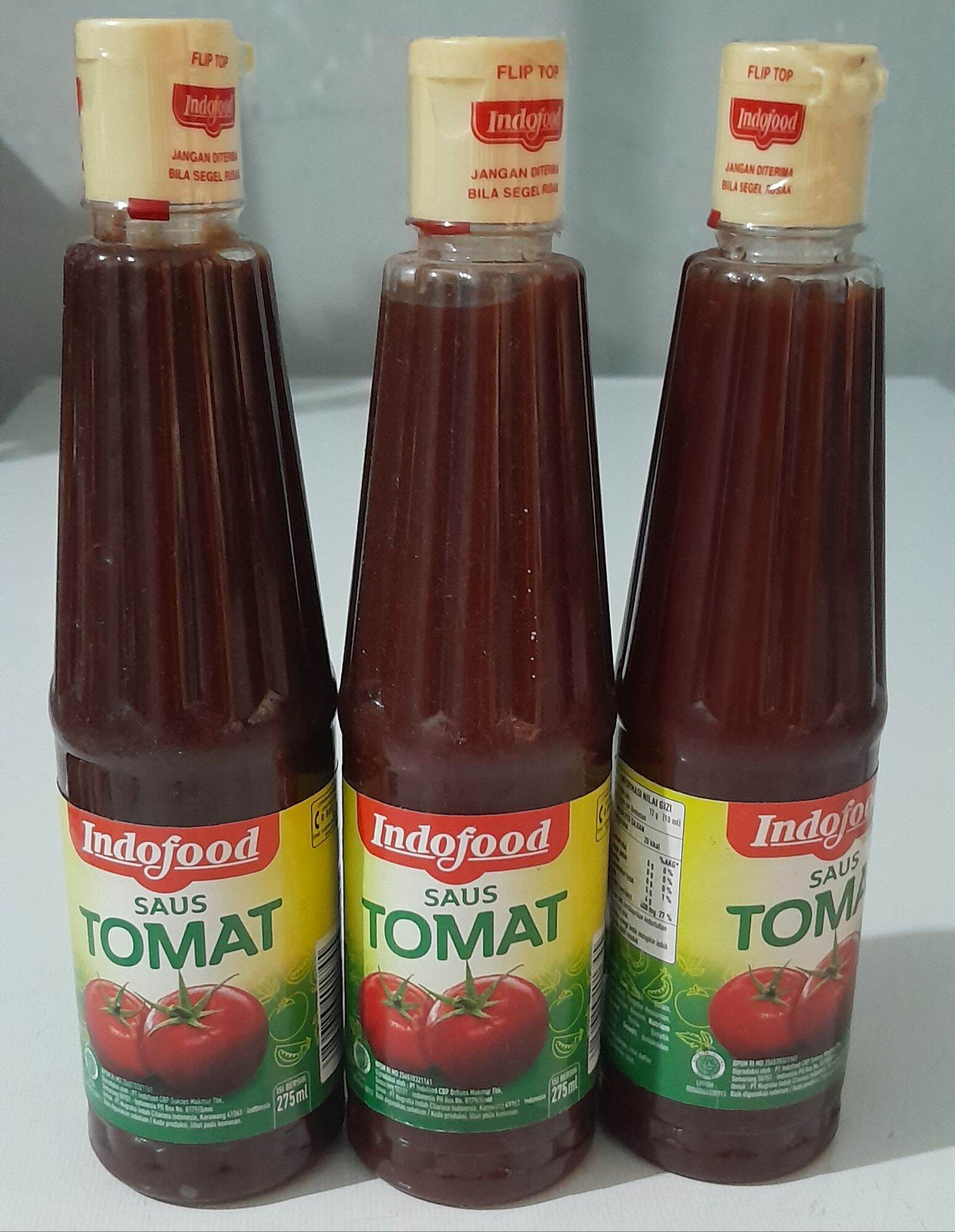 Saus Tomat indofood botol besar ya promoo......nett 275ml | Lazada ...