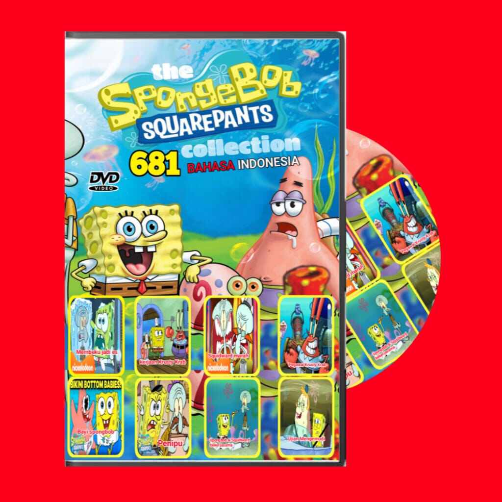 KASET DVD FILM SPONGEBOB TERBARU DUBBING BAHASA INDONESIA-KASET DVD ...