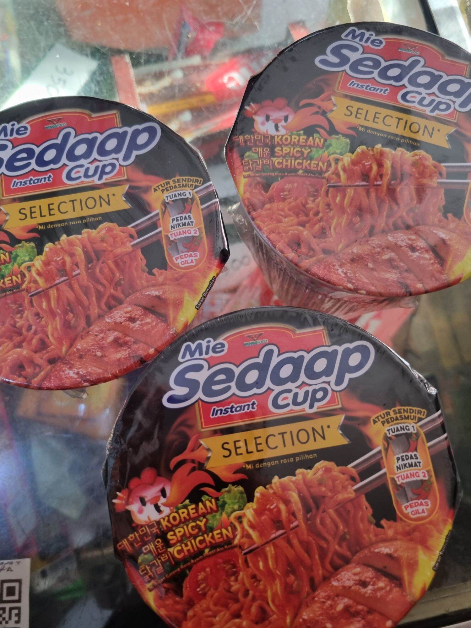 Mie Sedap cup Selection korean spicy chicken 81gr. | Lazada Indonesia