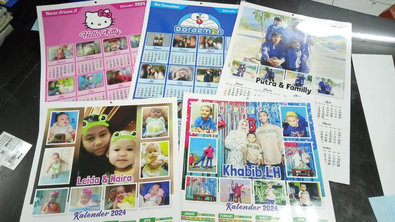 KALENDER 2024 CUSTOM BEBAS TEMA BISA PAKE NAMA | Lazada Indonesia