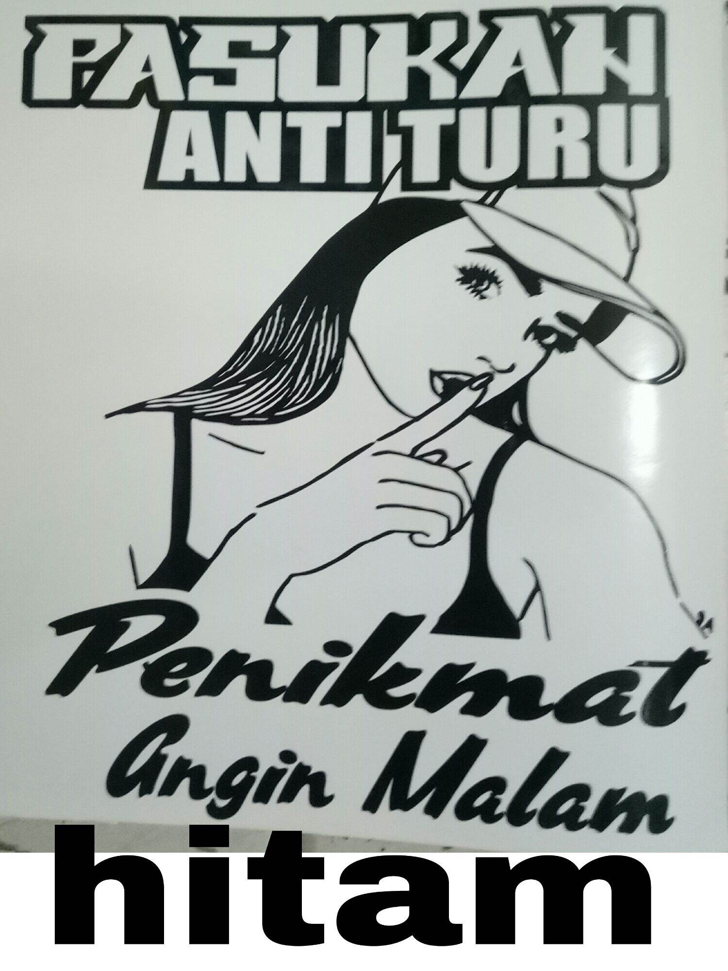 Stiker truk kata kata pasukan anti turu penikmat angin malam | Lazada ...