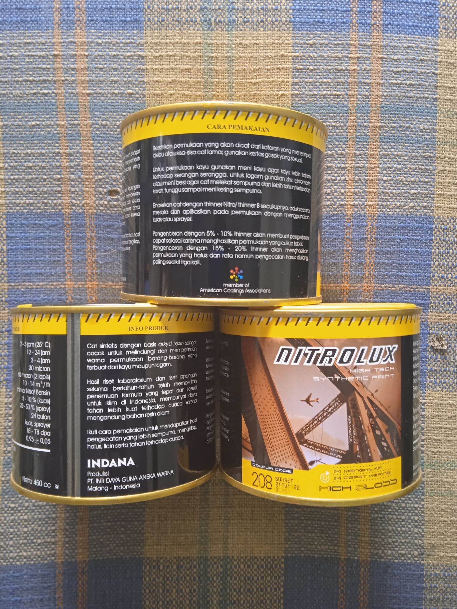 Nitrolux cat Kayu dan Besi 450ml | Lazada Indonesia