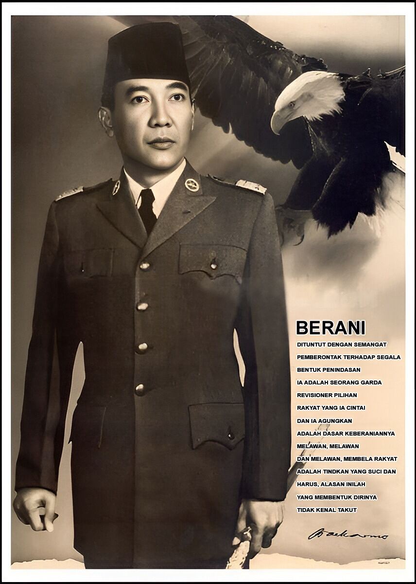 Hiasan Dinding, PERSIDEN SOEKARNO, Ukuran 50×70cm DAN 100×70cm/Lukisan Cetak/Poster Cetak/Tanpa ...